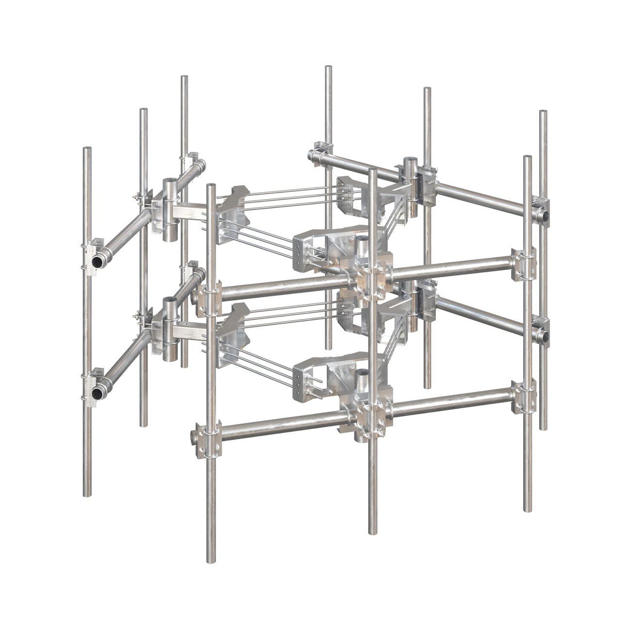 Monopole Dual-Level Tri-Sector T-Arm Kit