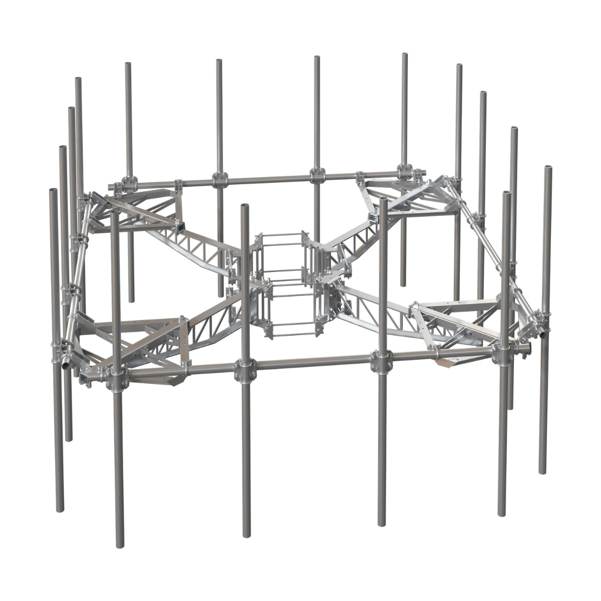 Fortress FlexMax™ Quad-Platform Mounts (No Grating)